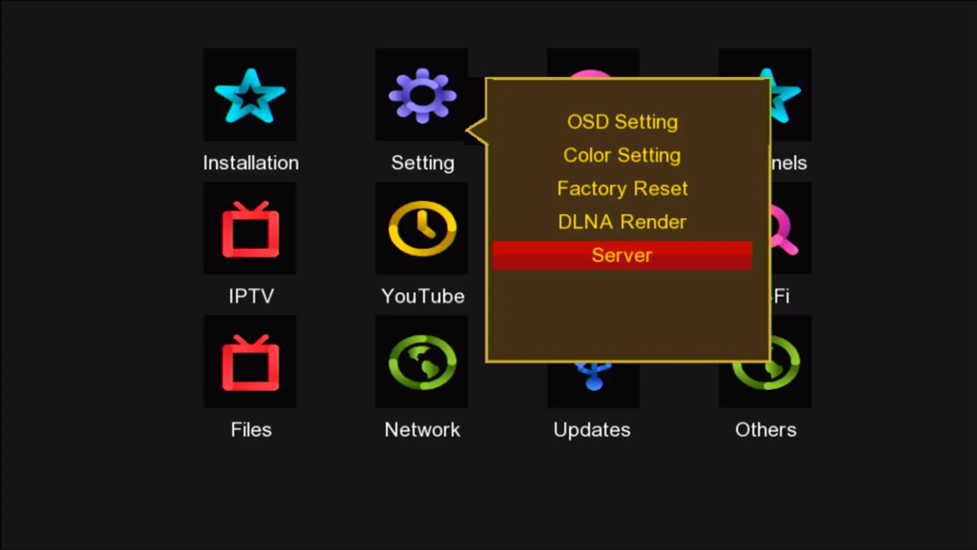 Gx6605s HW203 New Software With Yellow theme
