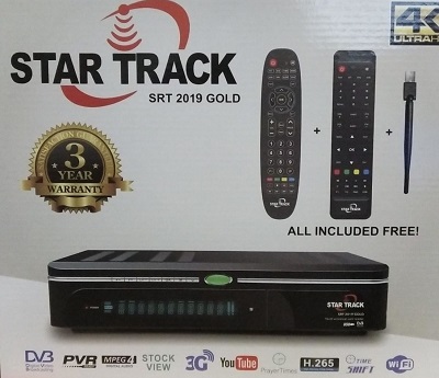 STAR TRACK SRT 2019 HD GOLD SOFTWARE UPDATE