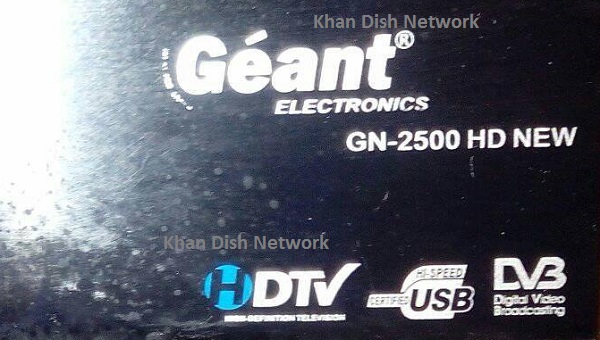 Géant GN-2500 HD New Software Download