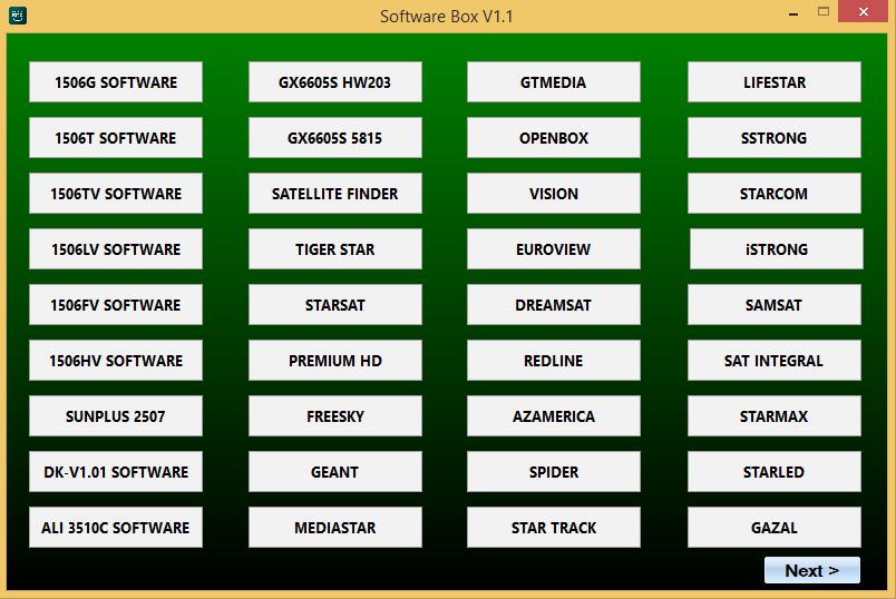 SOFTWARE BOX WINDOWS VERSION V1.1