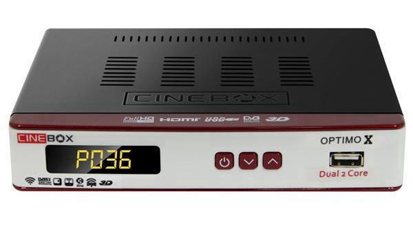 CINEBOX OPTIMO X NEW UPDATE