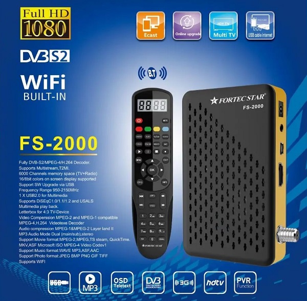 FORTEC STAR FS-2000 SOFTWARE UPDATE